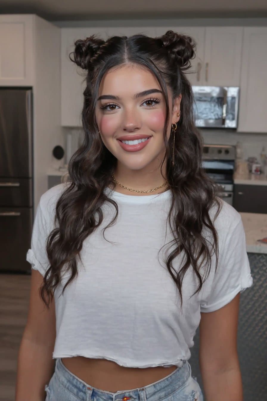 17 Stunning Half Up Half Down Pigtails to Try Today