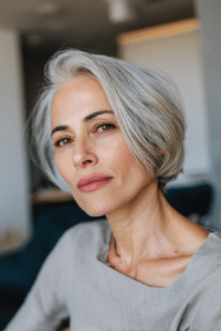 12 Stunning Hairstyles for Silver-Haired Women
